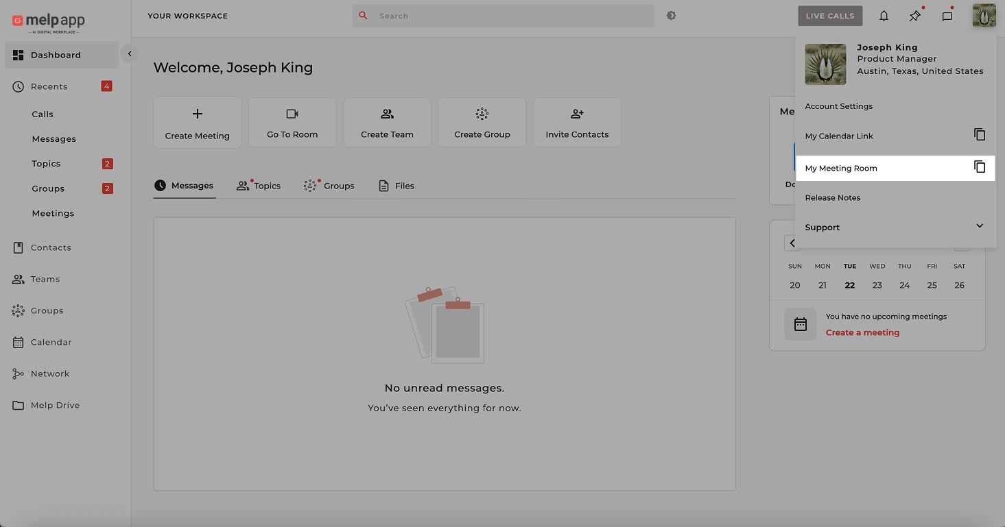 Personal Room - MelpApp Documents